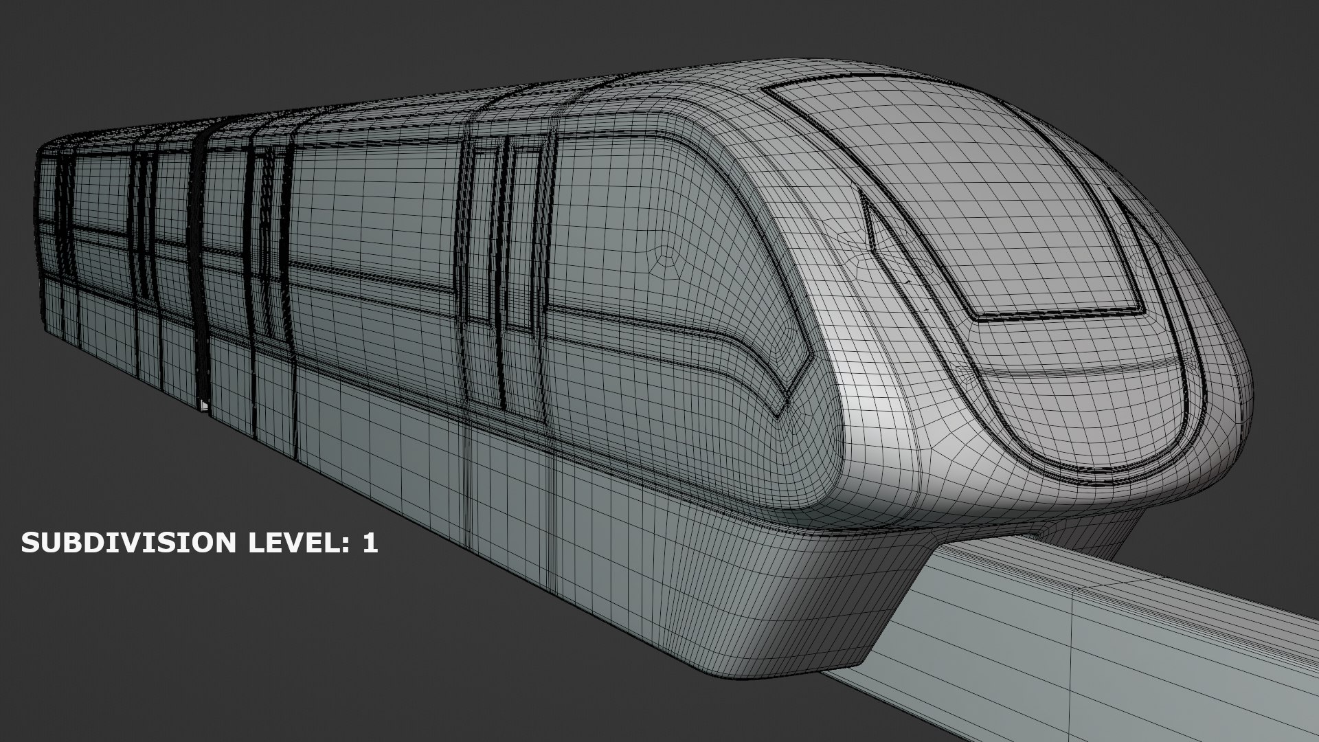 3D Model Doubledeck And Monorail Trains - TurboSquid 2016469
