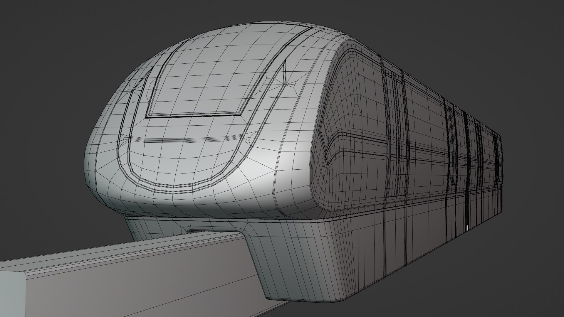 3D Model Doubledeck And Monorail Trains - TurboSquid 2016469