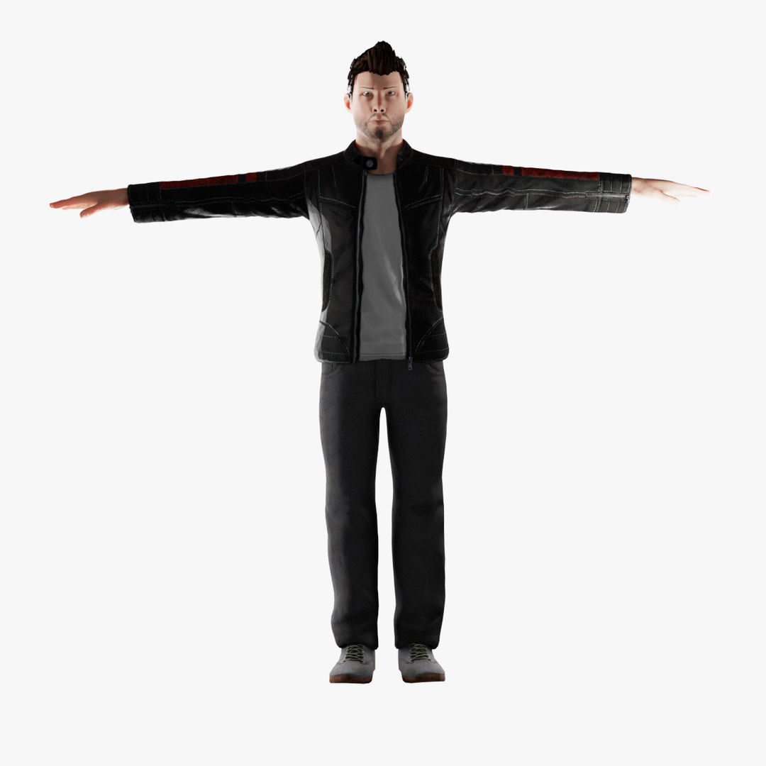 Male Character 3D Model - TurboSquid 1740535