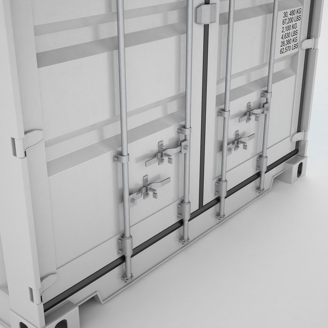 3d Model Cargo Container