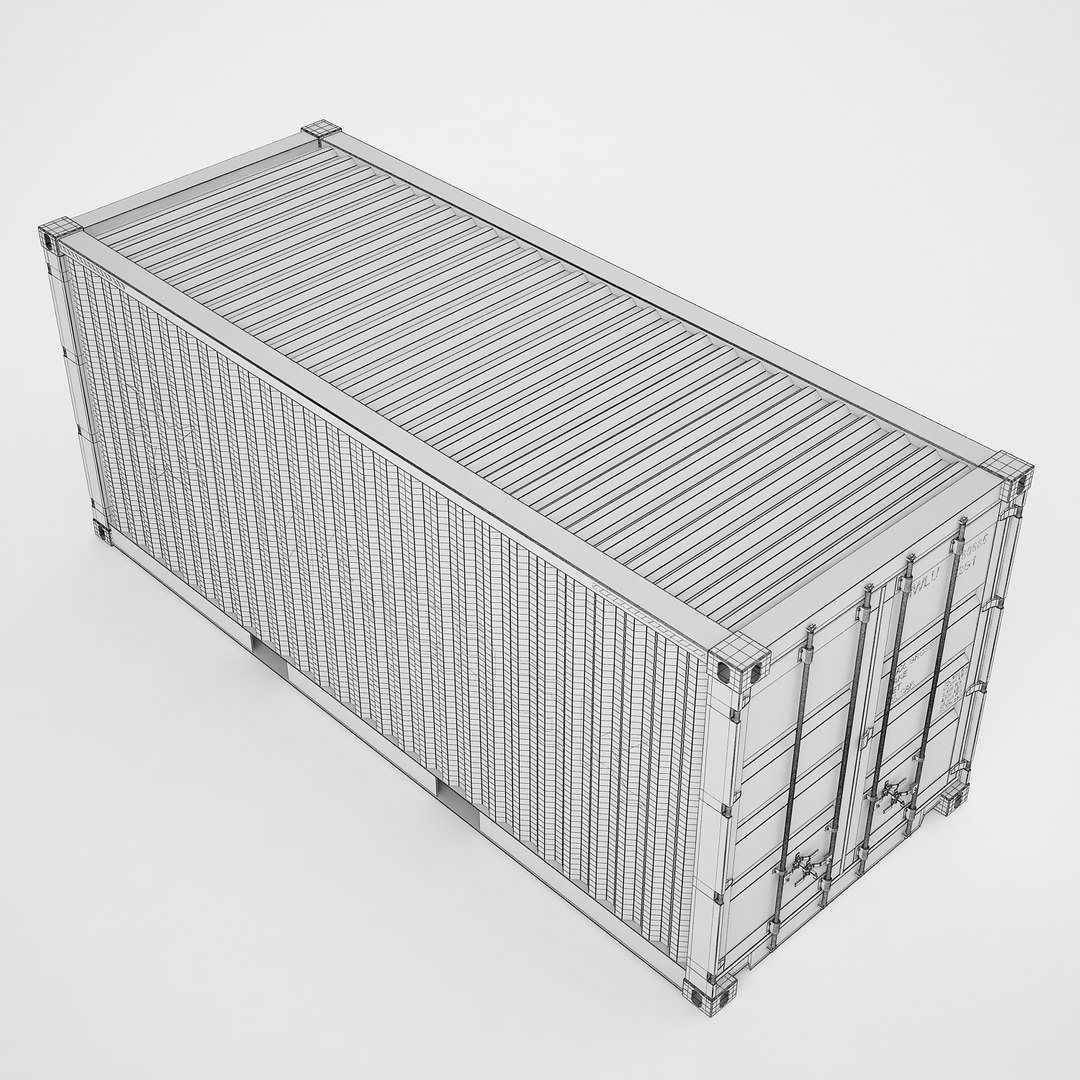 3d Model Cargo Container