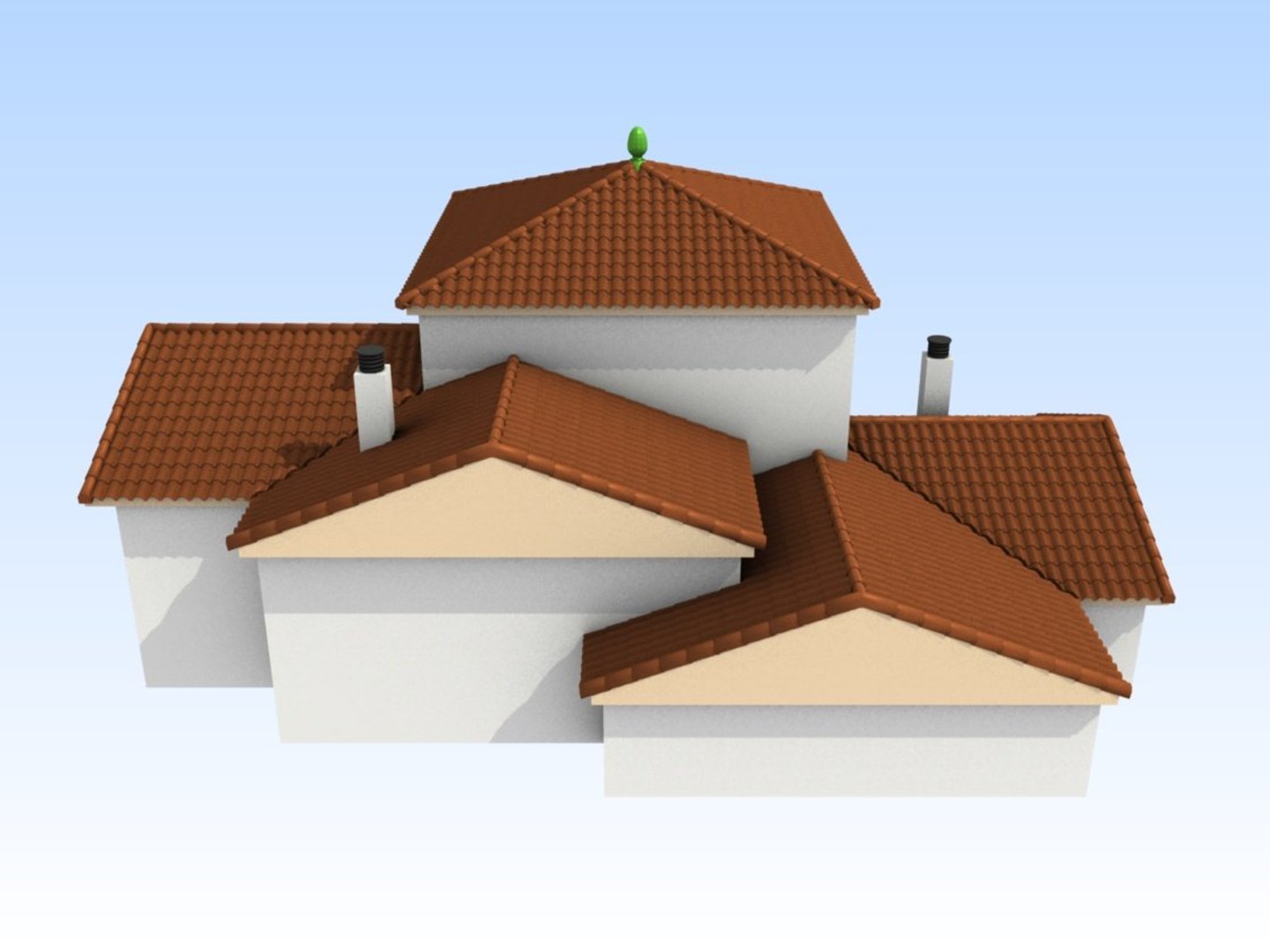 3D Model Build Roofs - TurboSquid 1158479