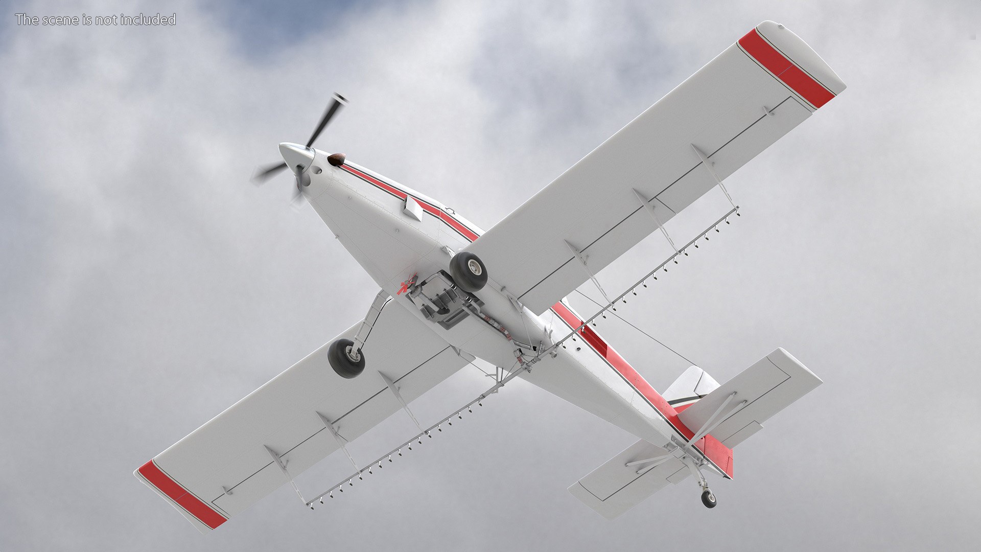 3D Agricultural Aircraft White Rigged Model - TurboSquid 2163541