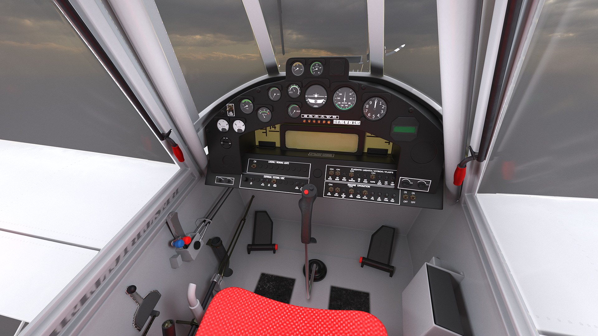 3D Agricultural Aircraft White Rigged Model - TurboSquid 2163541