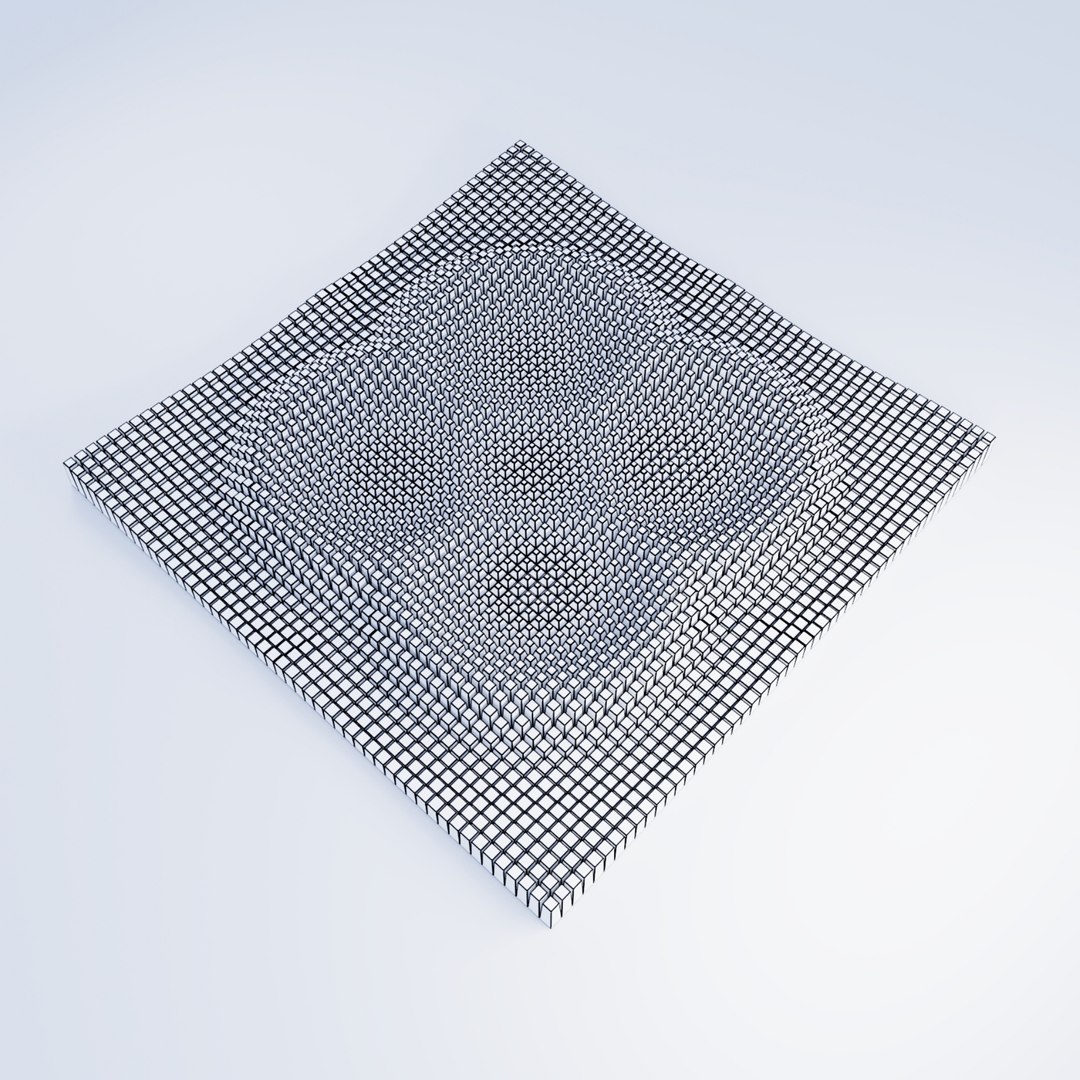 3D Modular Acoustic Diffusor Parametric Wall Panel 01 - TurboSquid 2079354