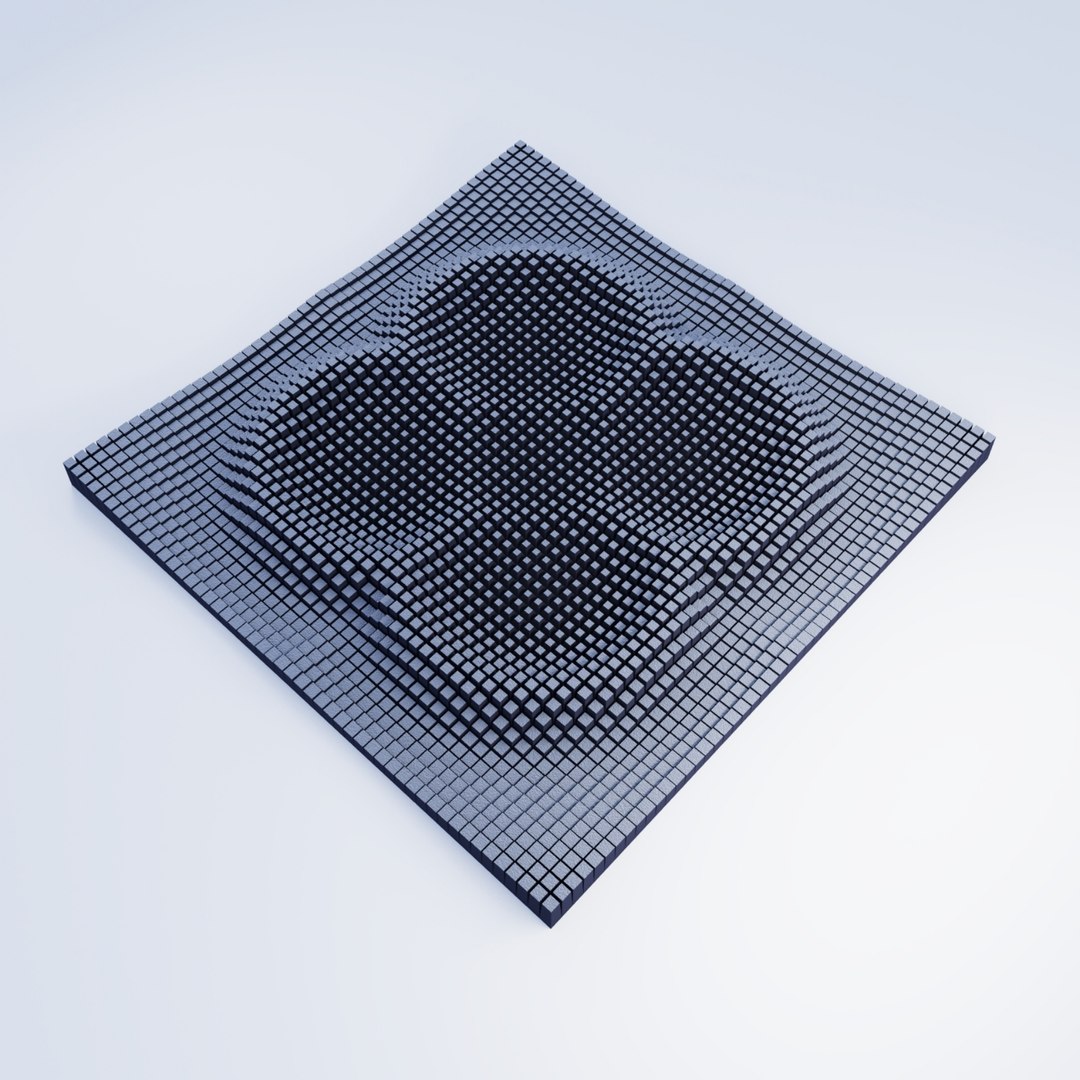 3D Modular Acoustic Diffusor Parametric Wall Panel 01 - TurboSquid 2079354