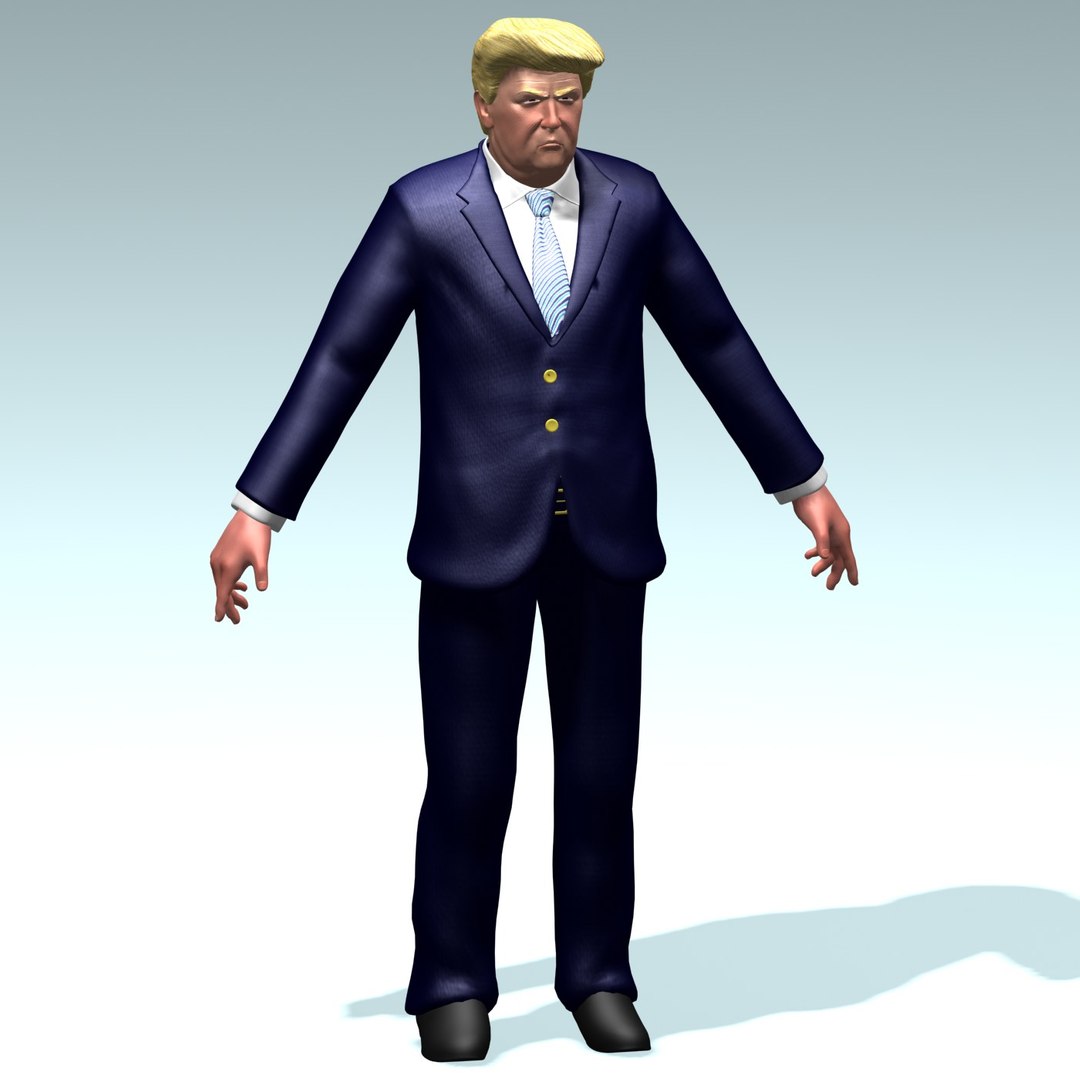 Donald Trump 3d X