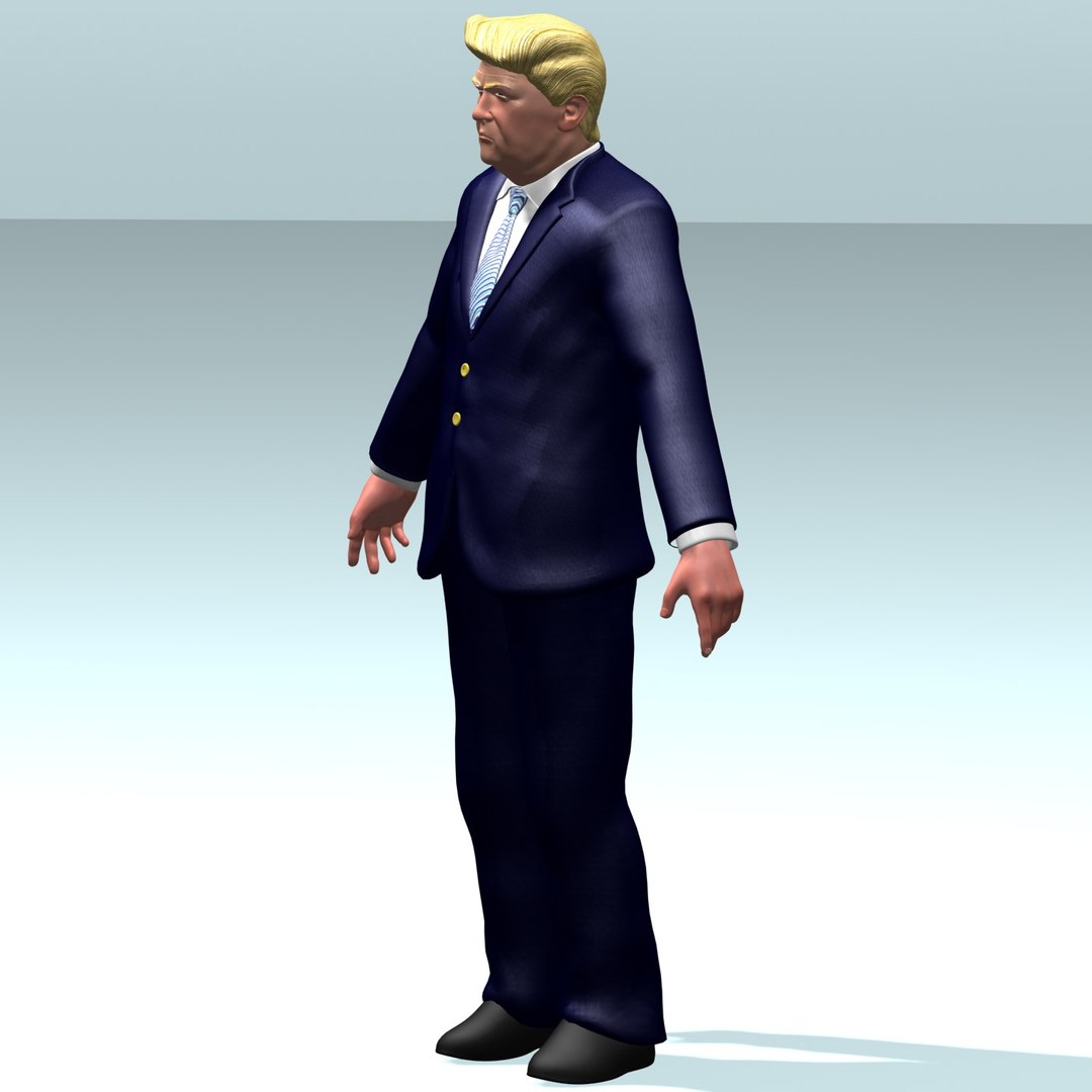 Donald Trump 3d X