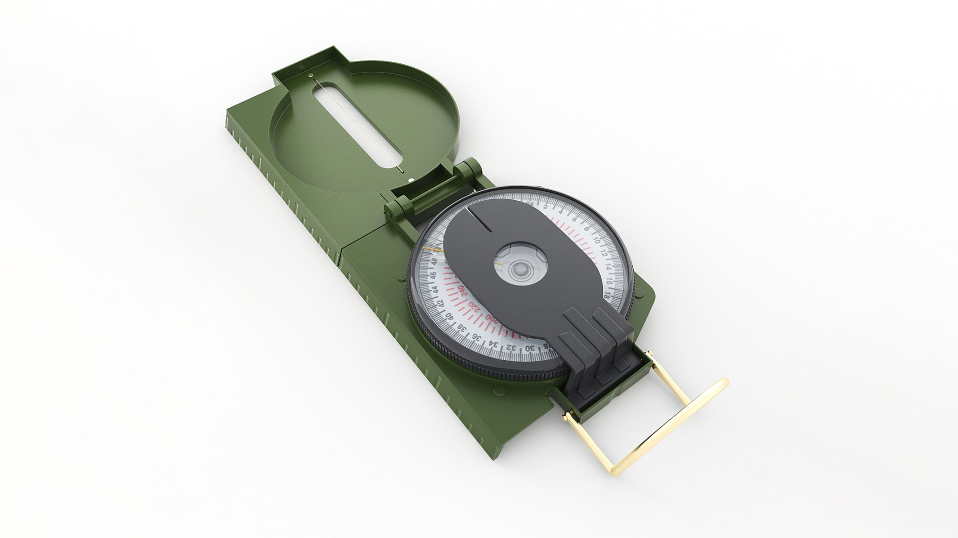 Military Compass Obj