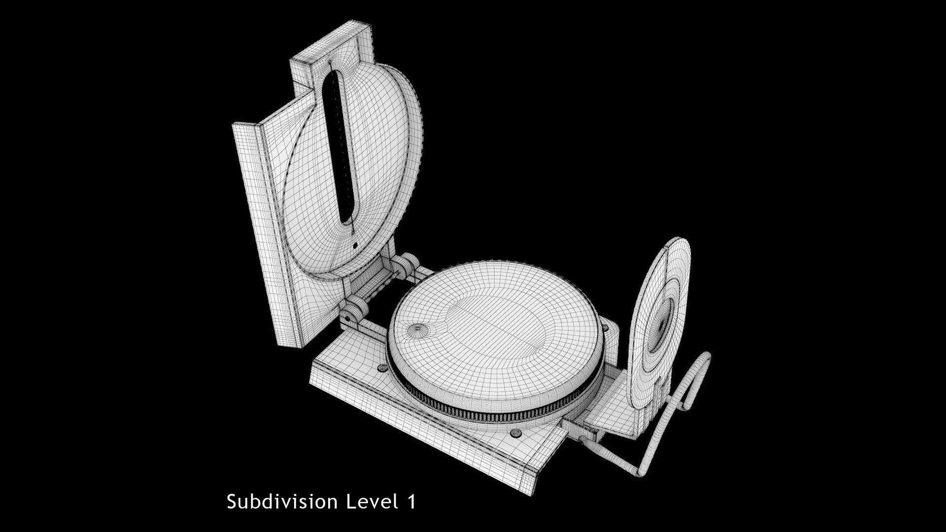 Military Compass Obj