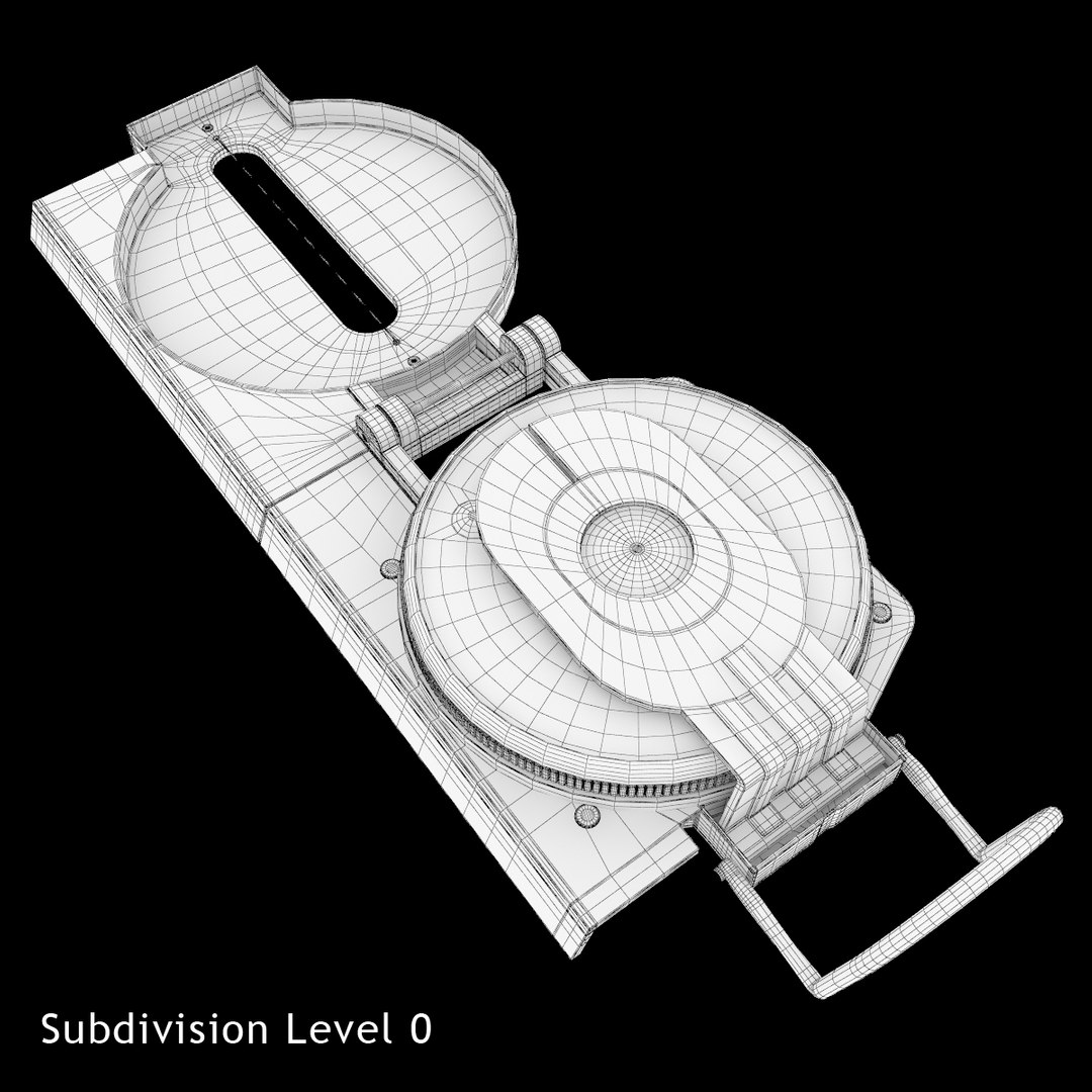 Military Compass Obj