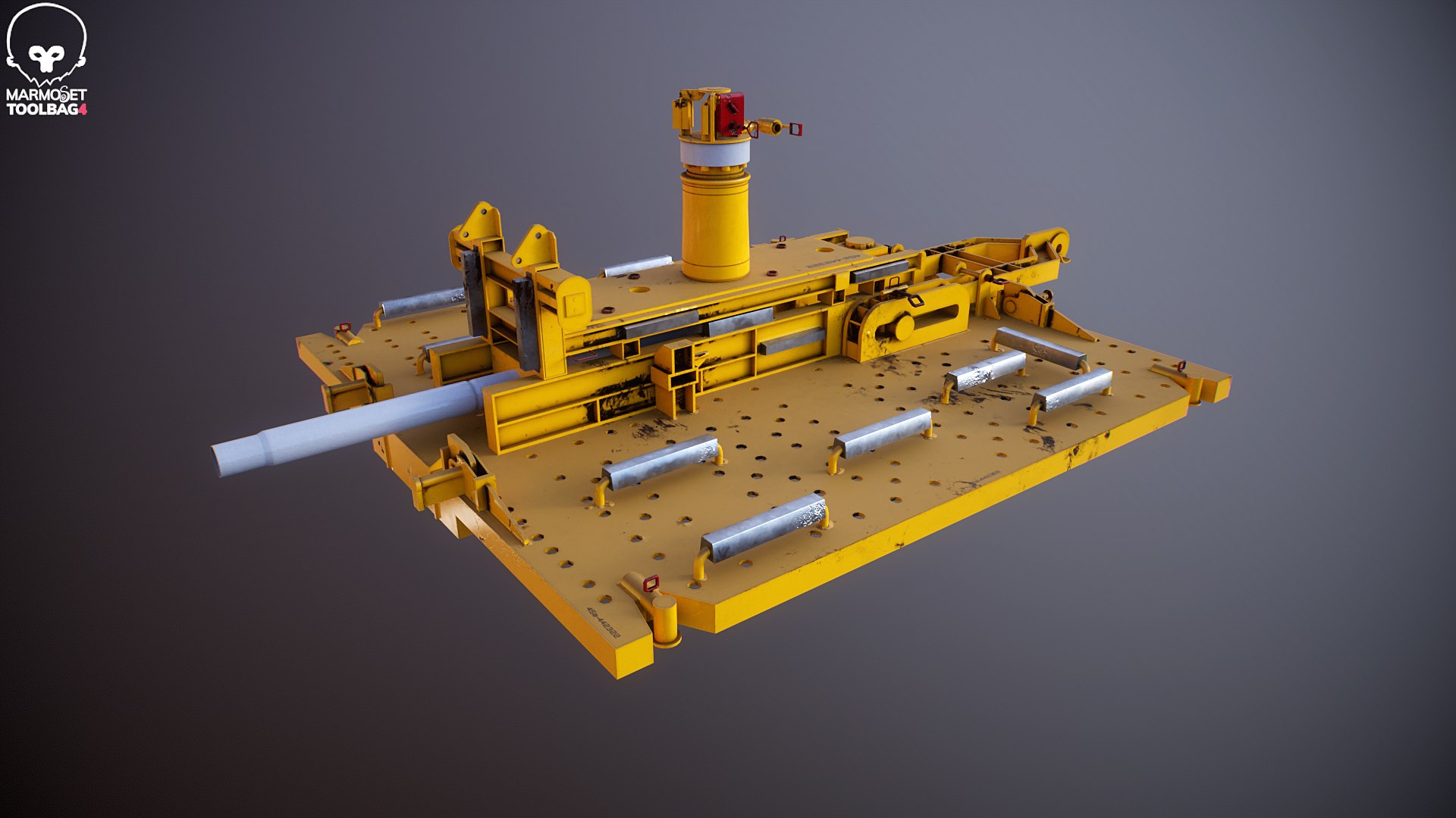 3D Generic Rusted Subsea Hub PLET - TurboSquid 2296227