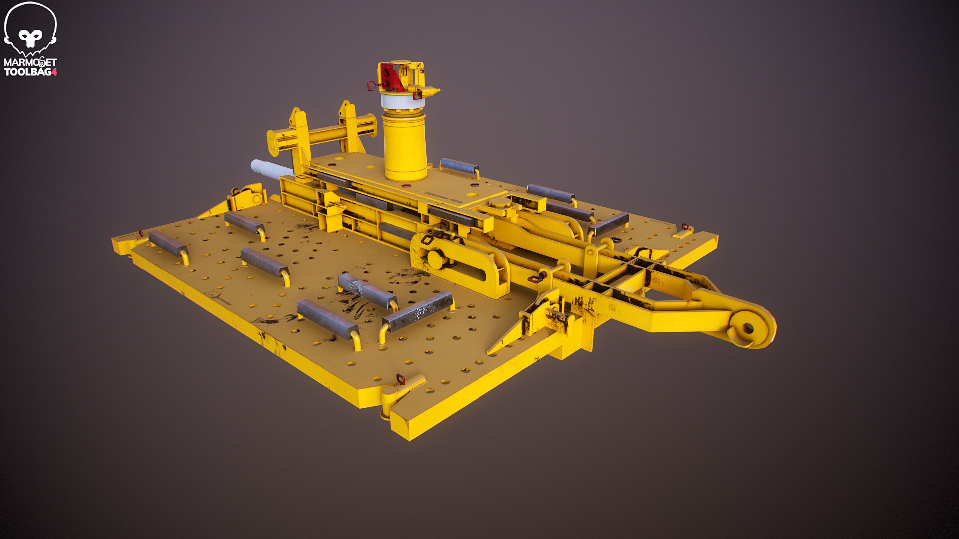 3D Generic Rusted Subsea Hub PLET - TurboSquid 2296227