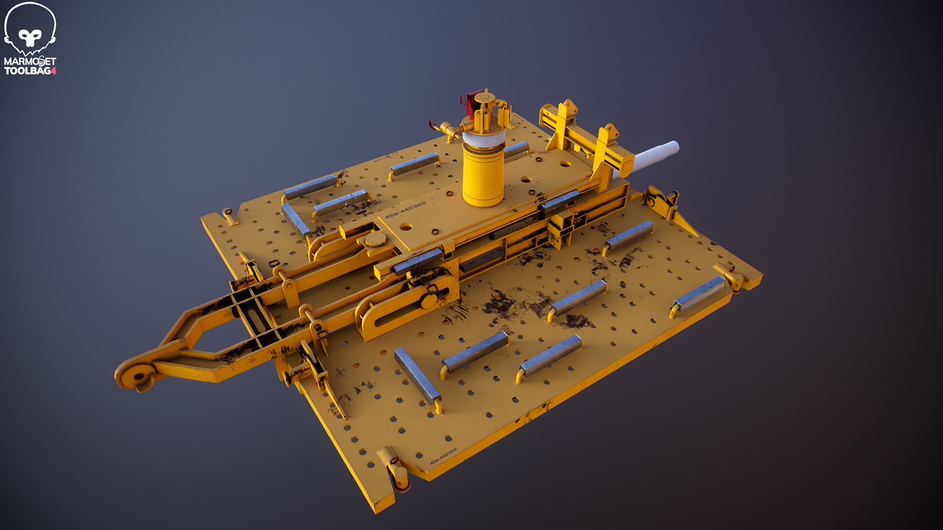 3D Generic Rusted Subsea Hub PLET - TurboSquid 2296227