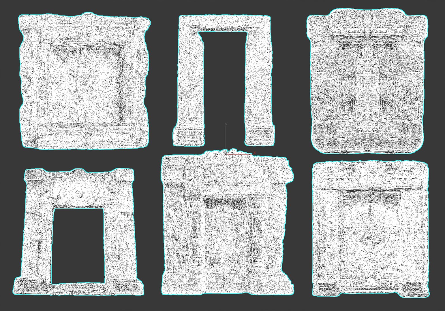 Mayan Gate Pack 9 3D Model - TurboSquid 2065622