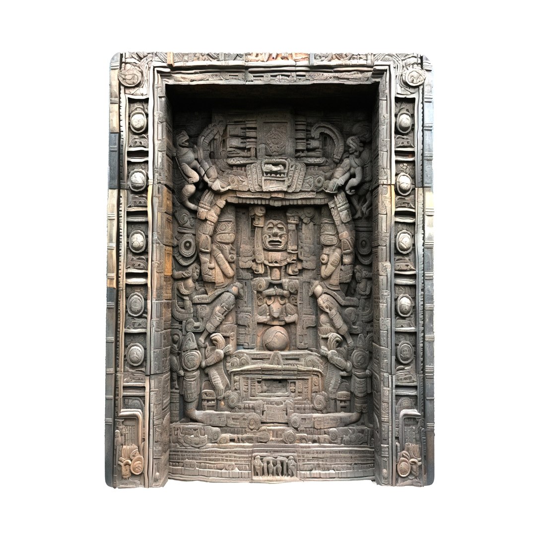 Mayan Gate Pack 9 3D Model - TurboSquid 2065622