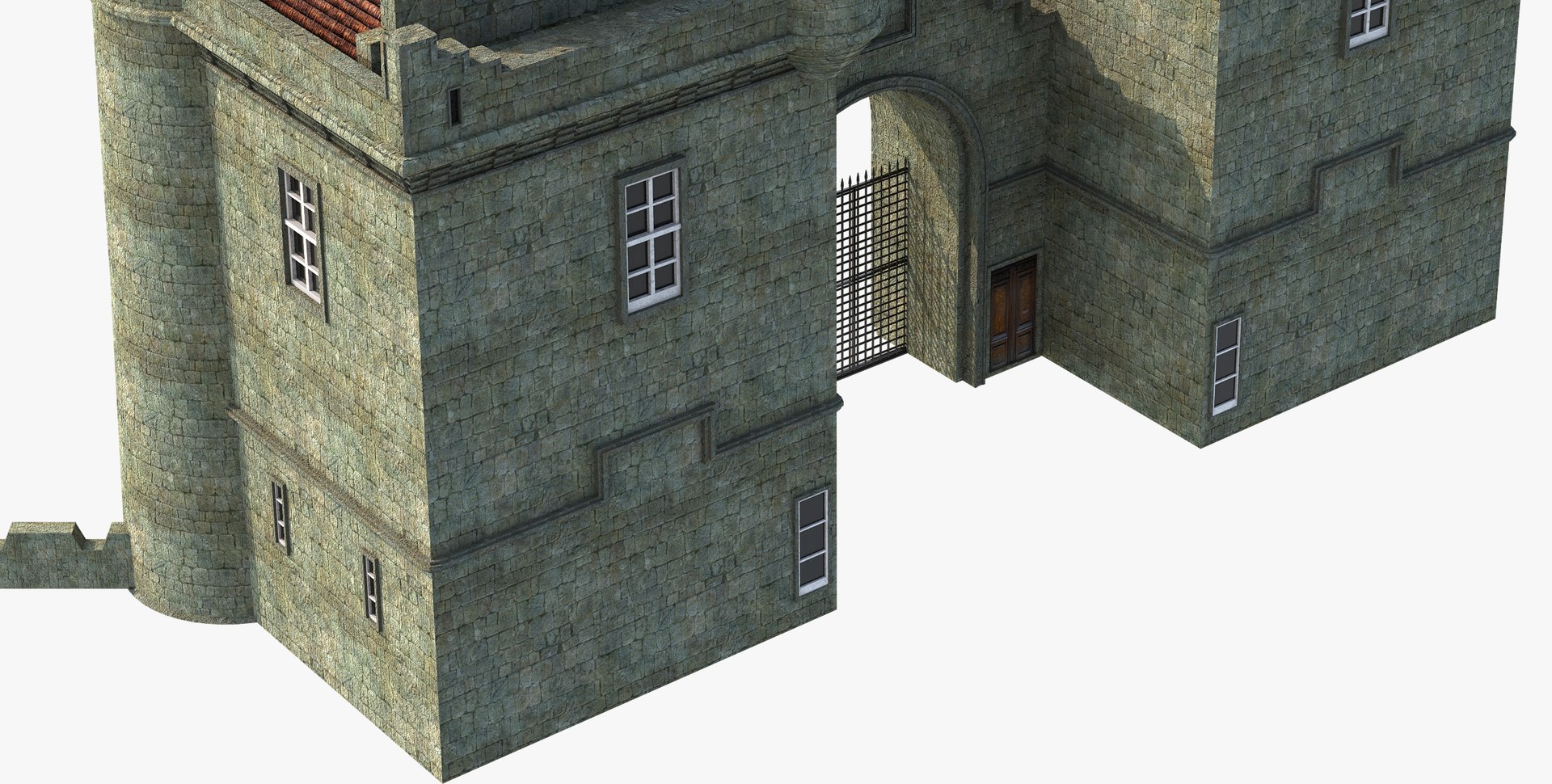 Fantasy Castle Gate 3D - TurboSquid 1719125