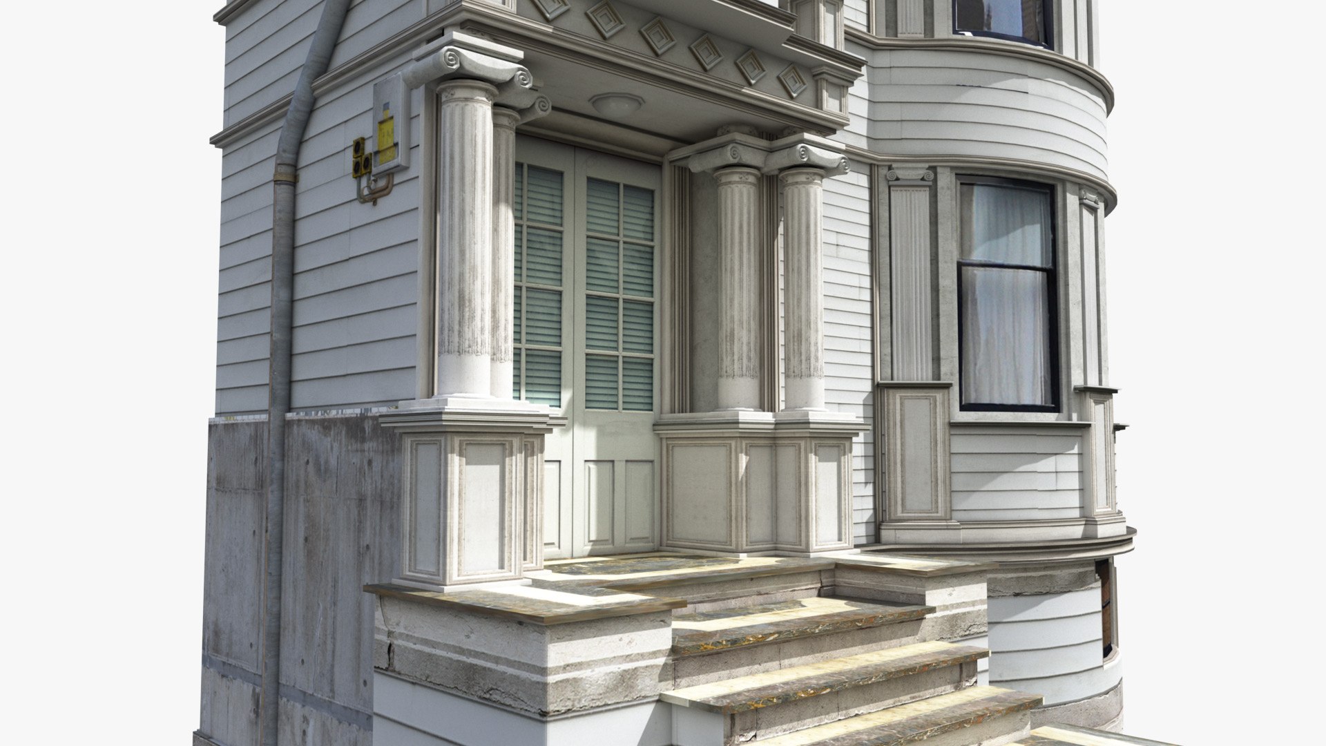 3D Victorian House Model - TurboSquid 1573011