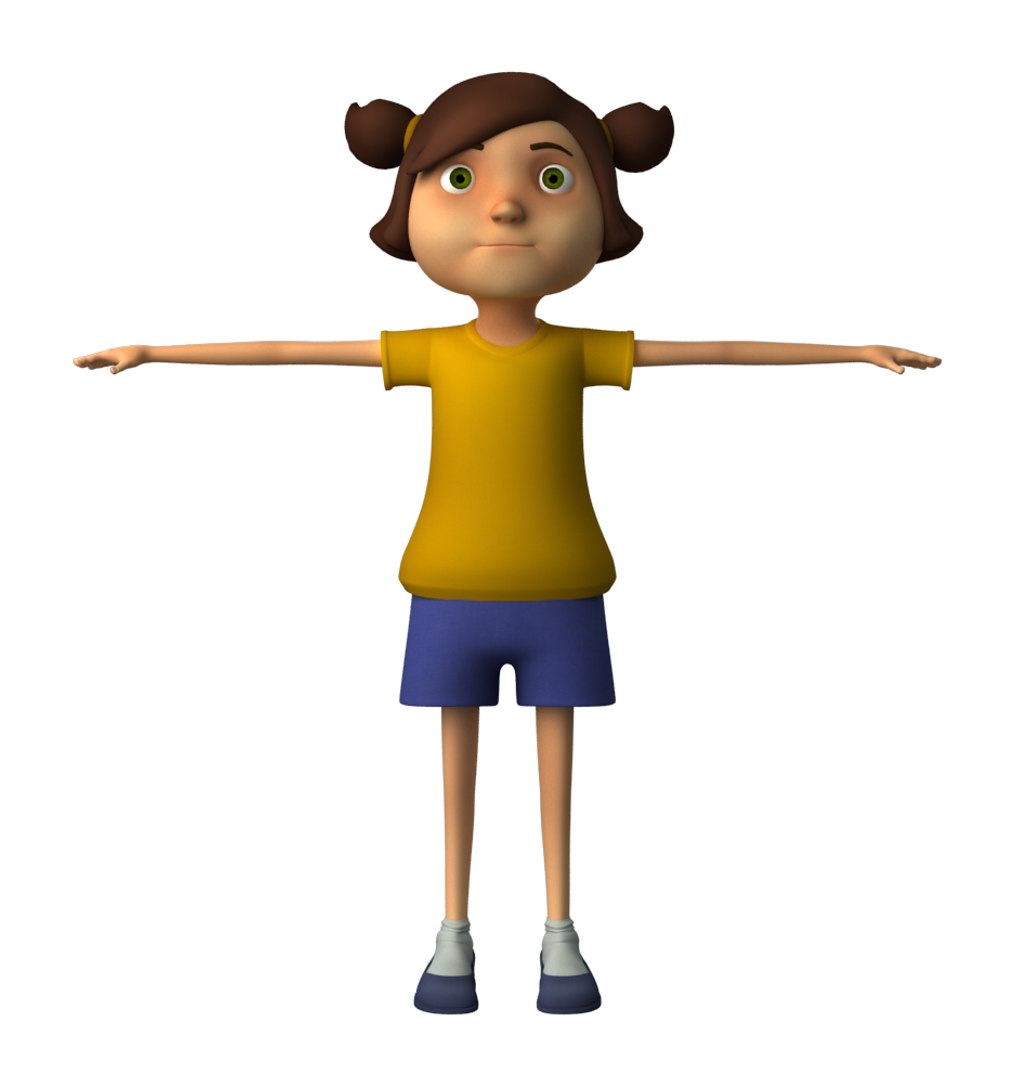 3d max clean character