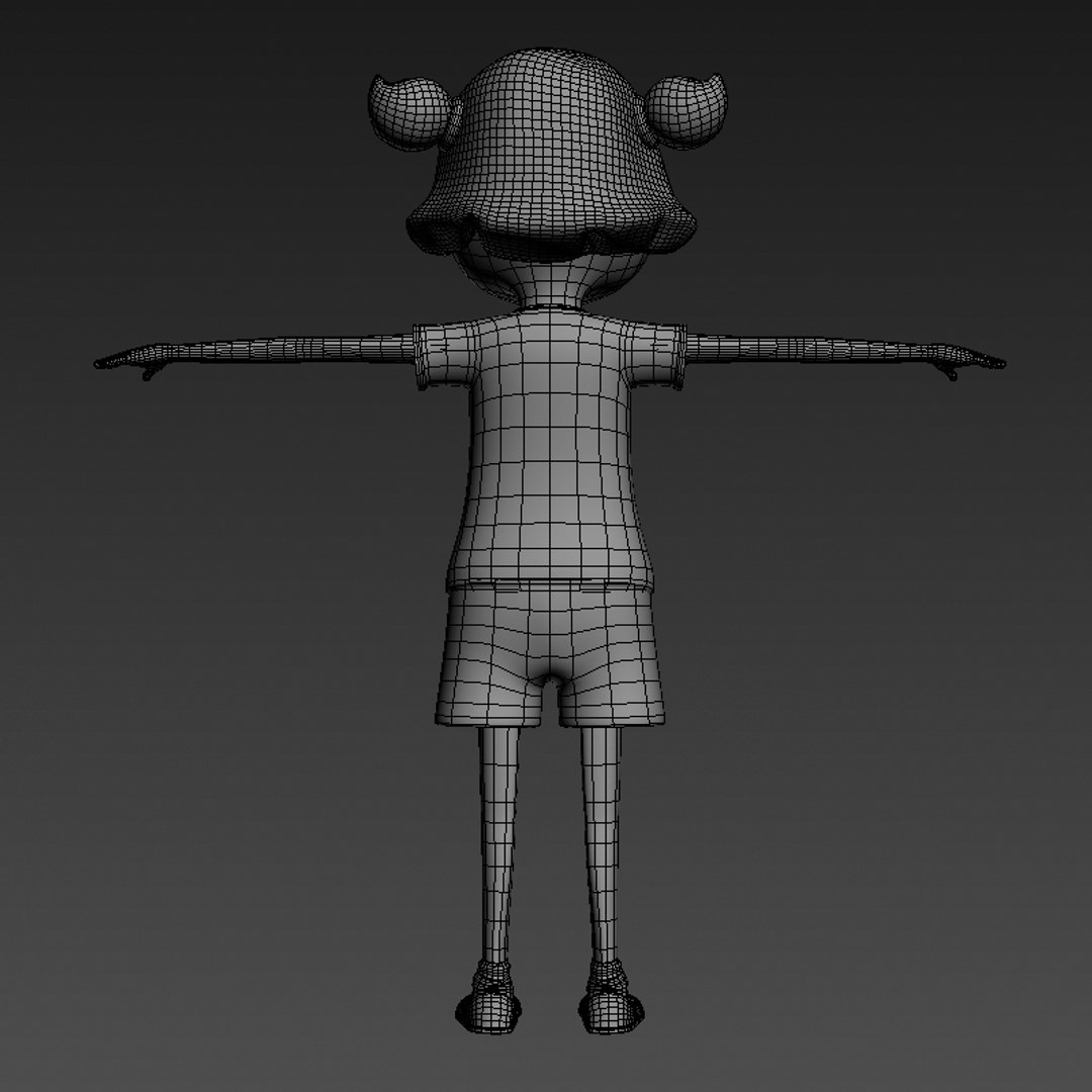 3d max clean character