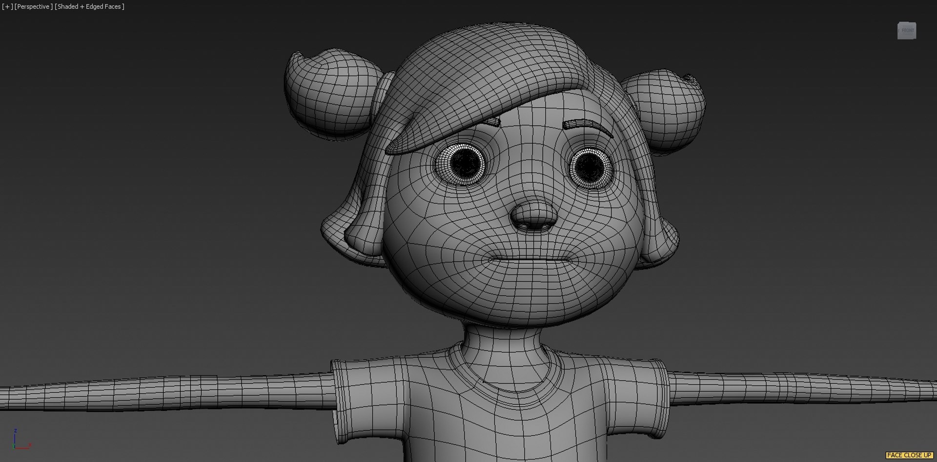3d max clean character