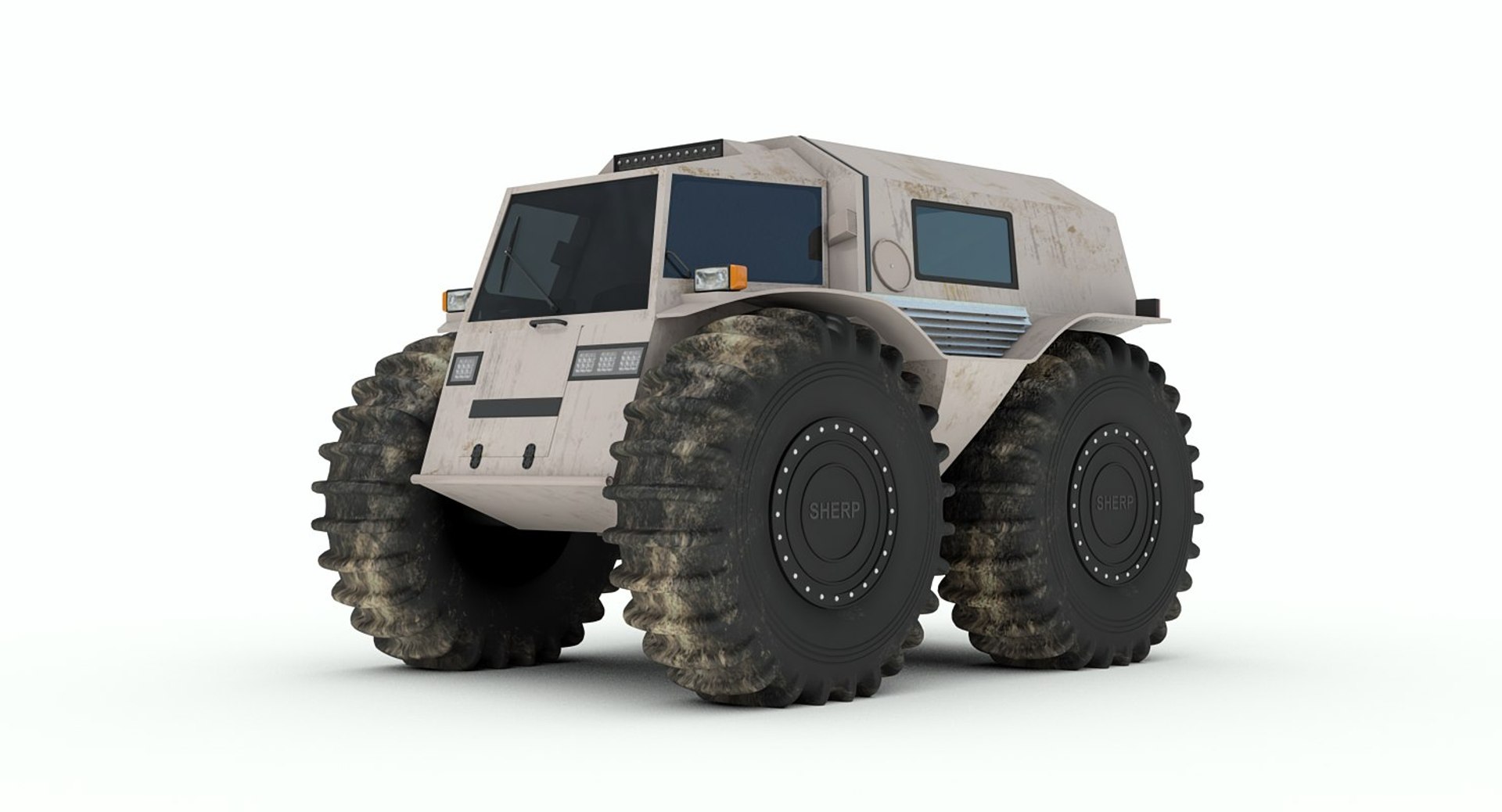 3d Model Russian Sherp Atv
