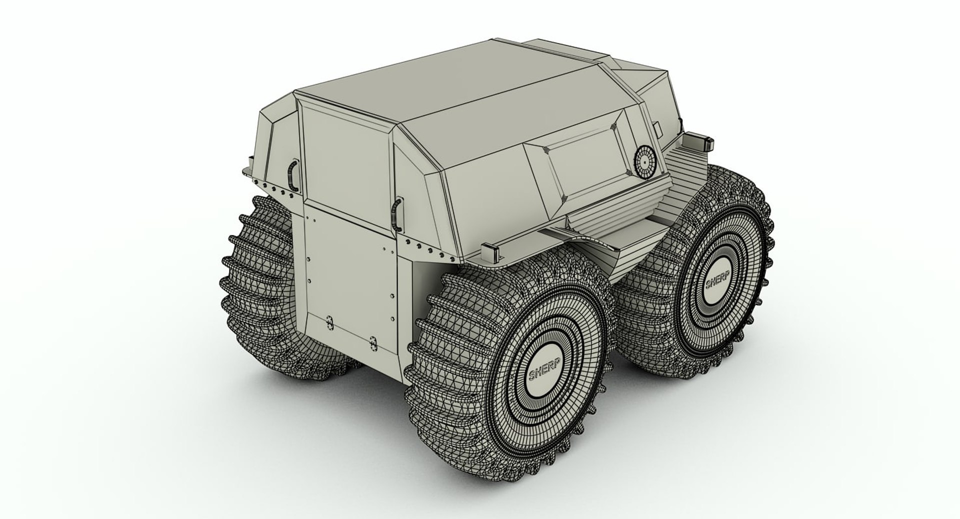 3d Model Russian Sherp Atv