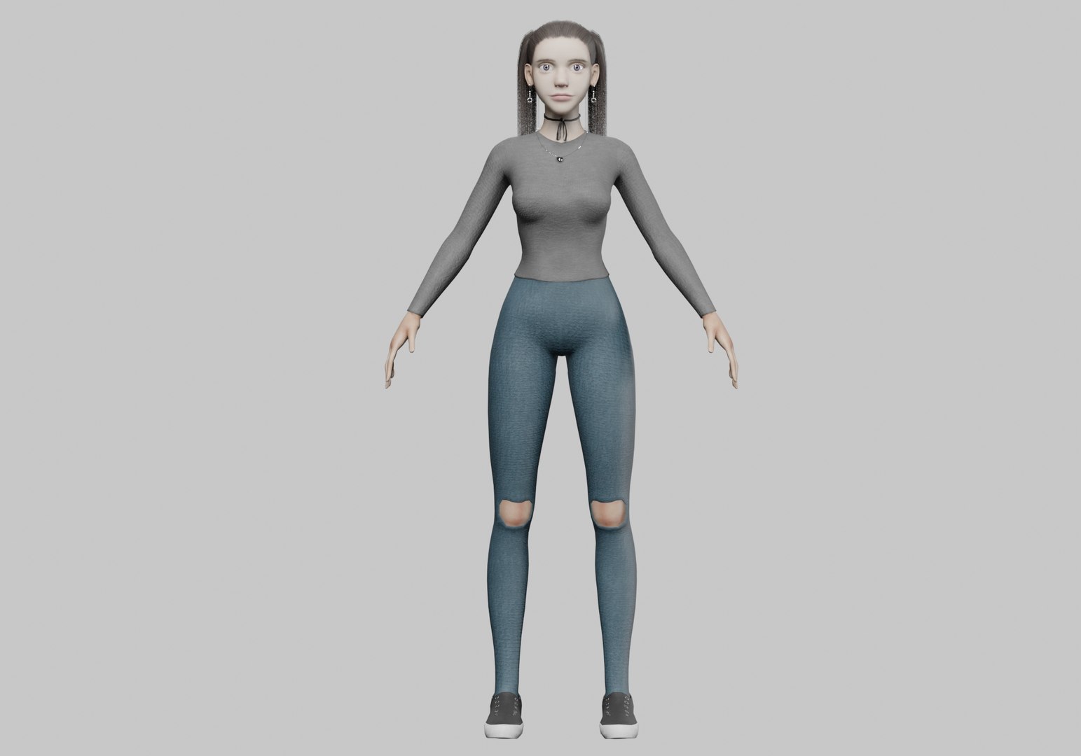 Standard Basic Woman V25461 3D Model - TurboSquid 2266824