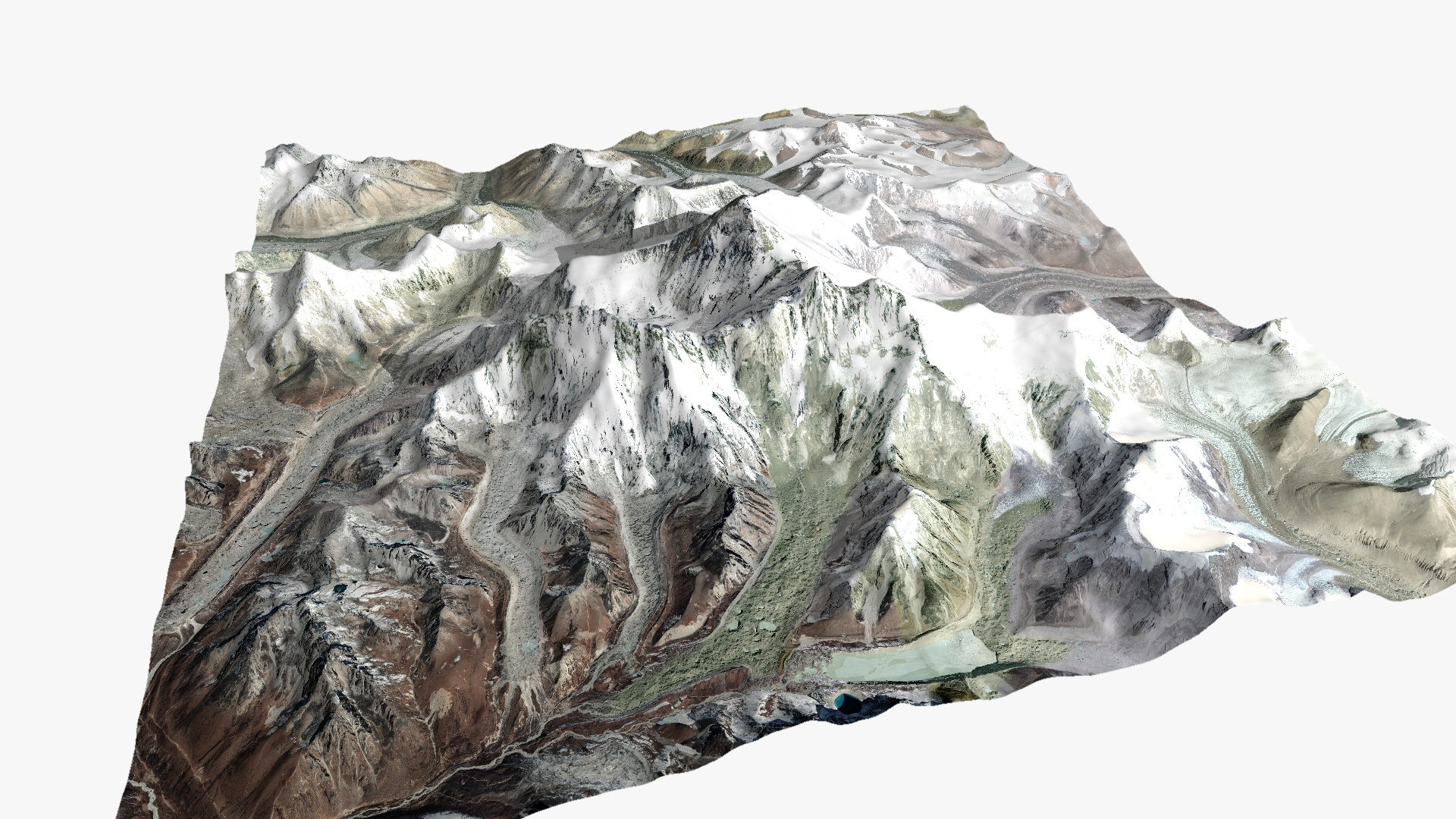 3D Mt Everest model - TurboSquid 2028208