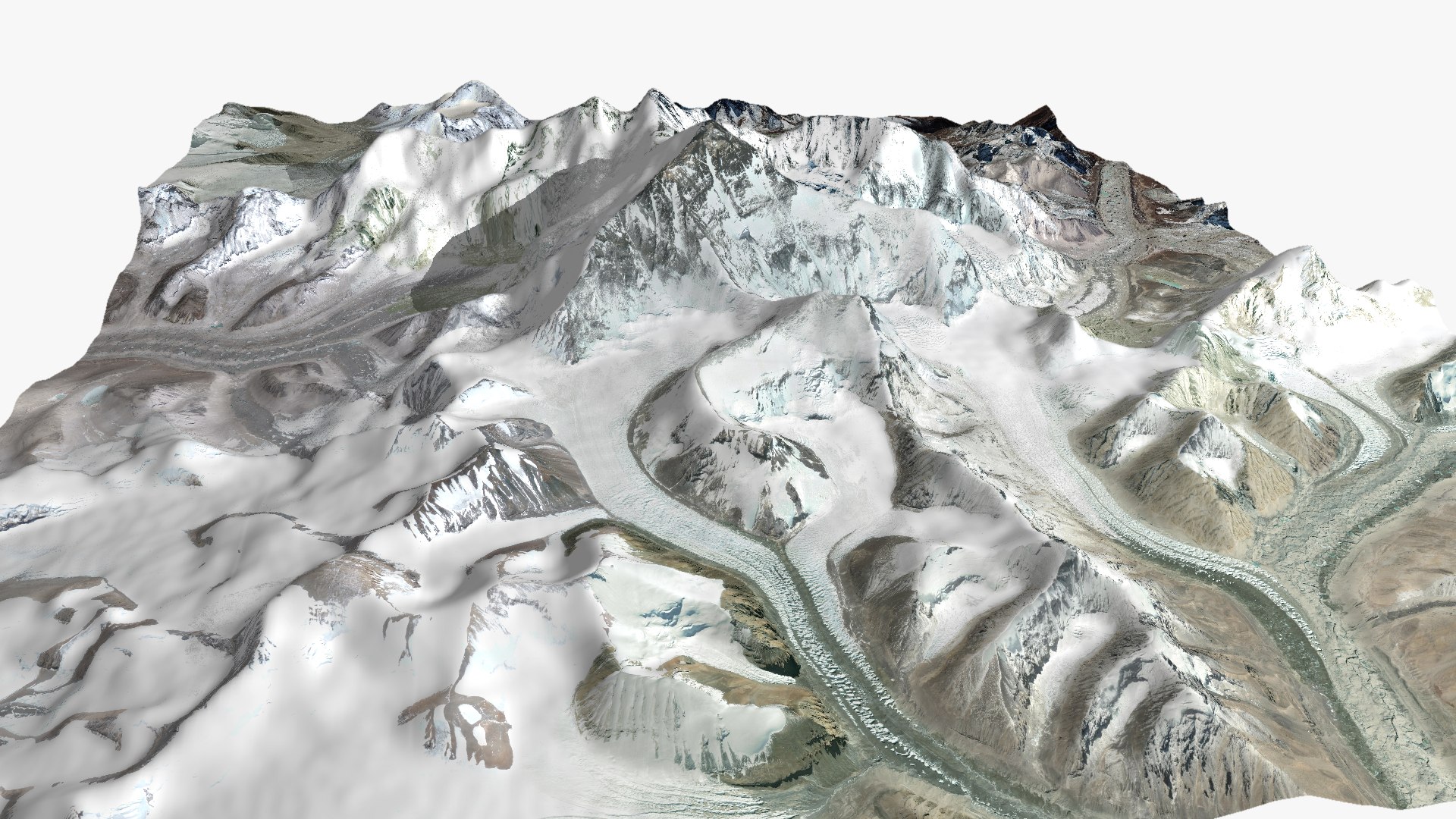 3D Mt Everest model - TurboSquid 2028208
