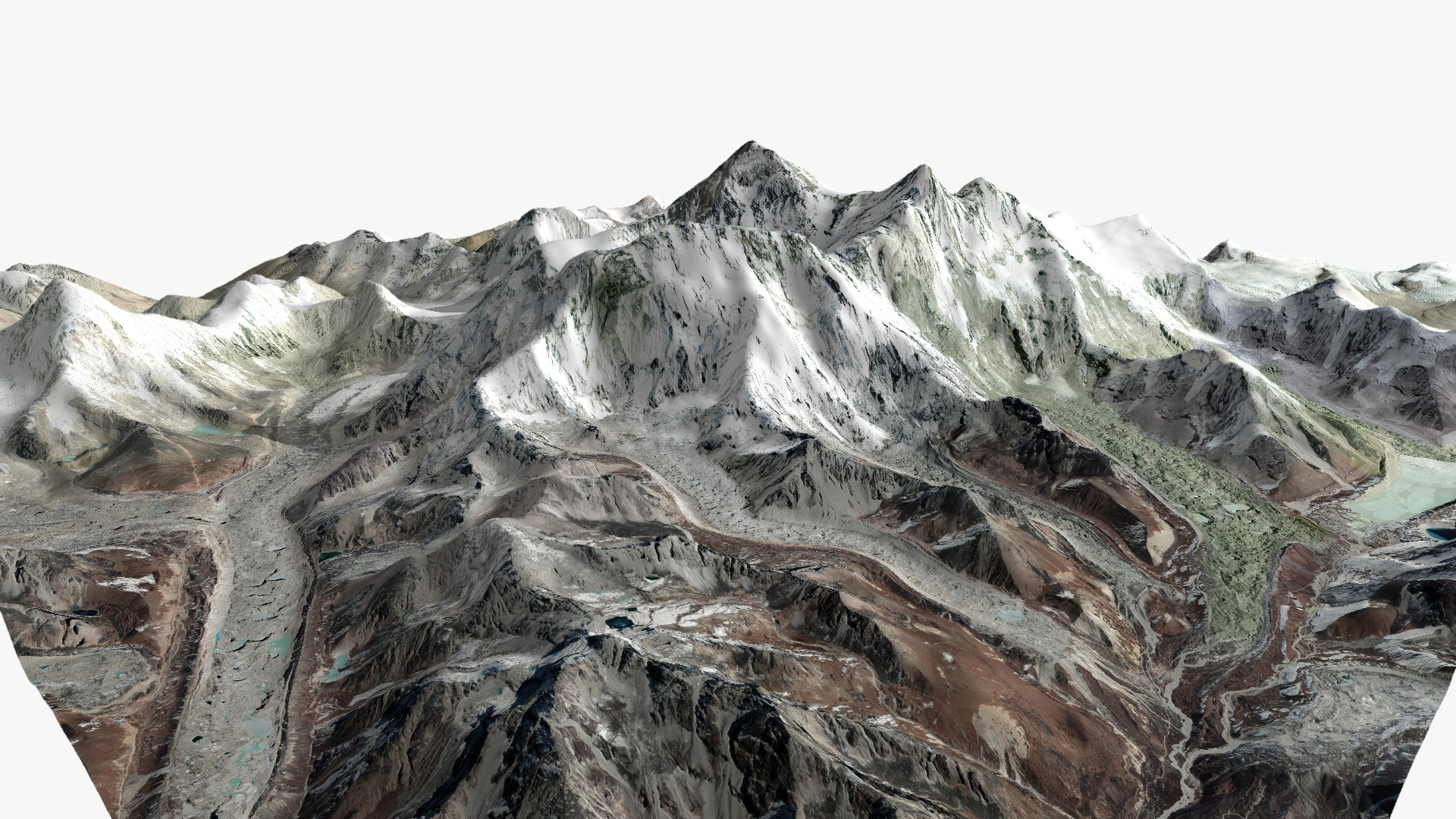 3D Mt Everest model - TurboSquid 2028208