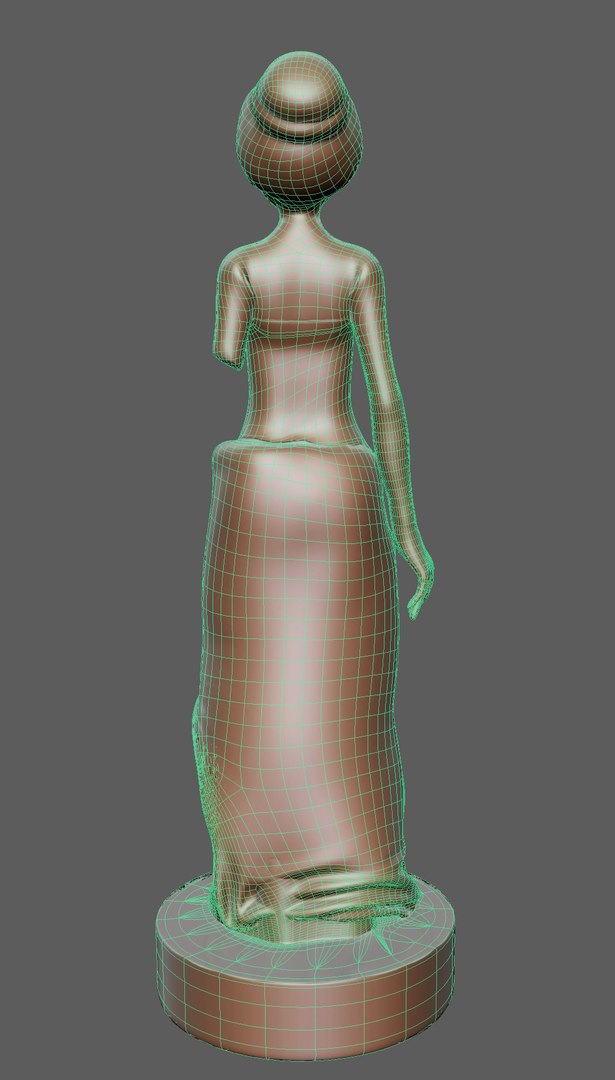 Female Statue 3D Model - TurboSquid 1912760