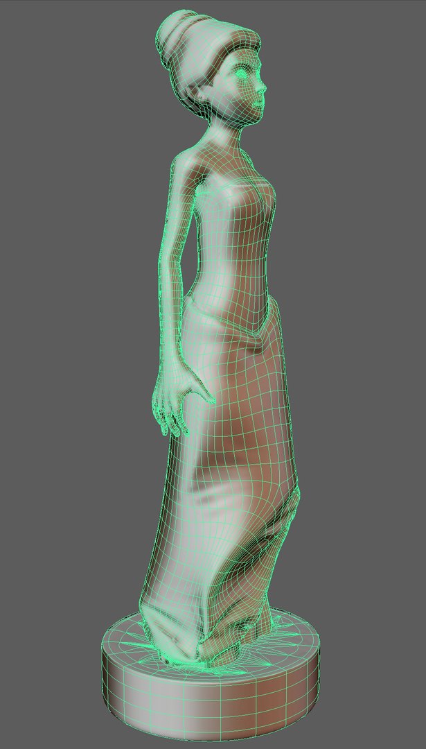 Female Statue 3D Model - TurboSquid 1912760