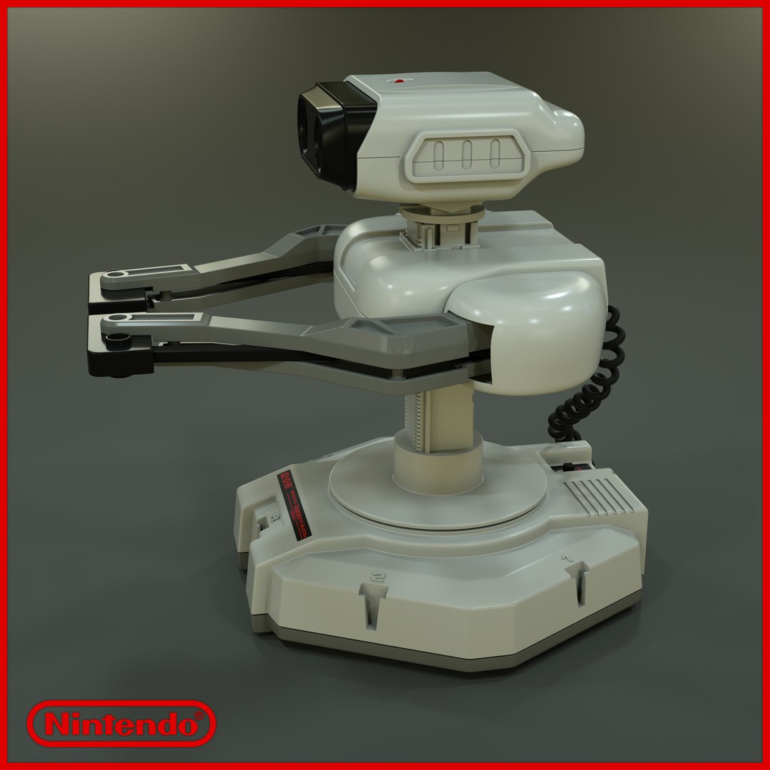 3d Model Nintendo Robotic Rob