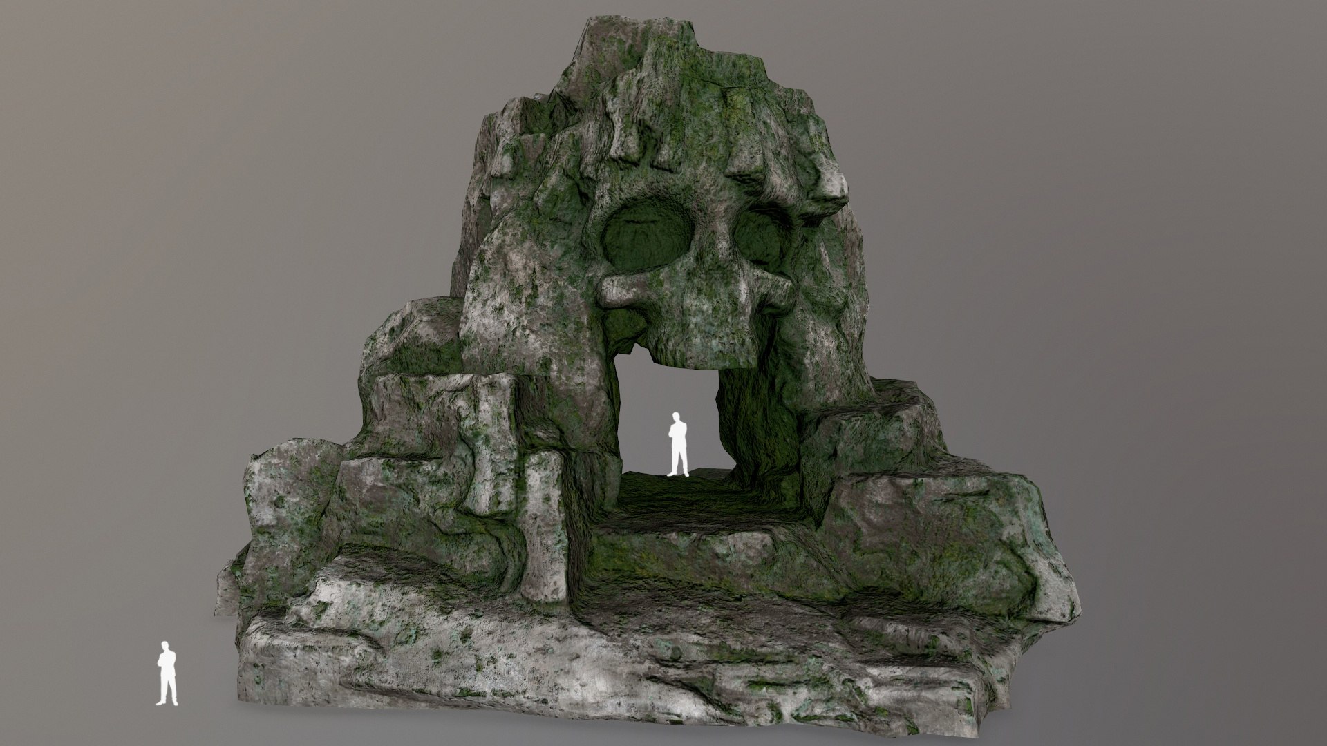 Skull Cave 3D - TurboSquid 1432075