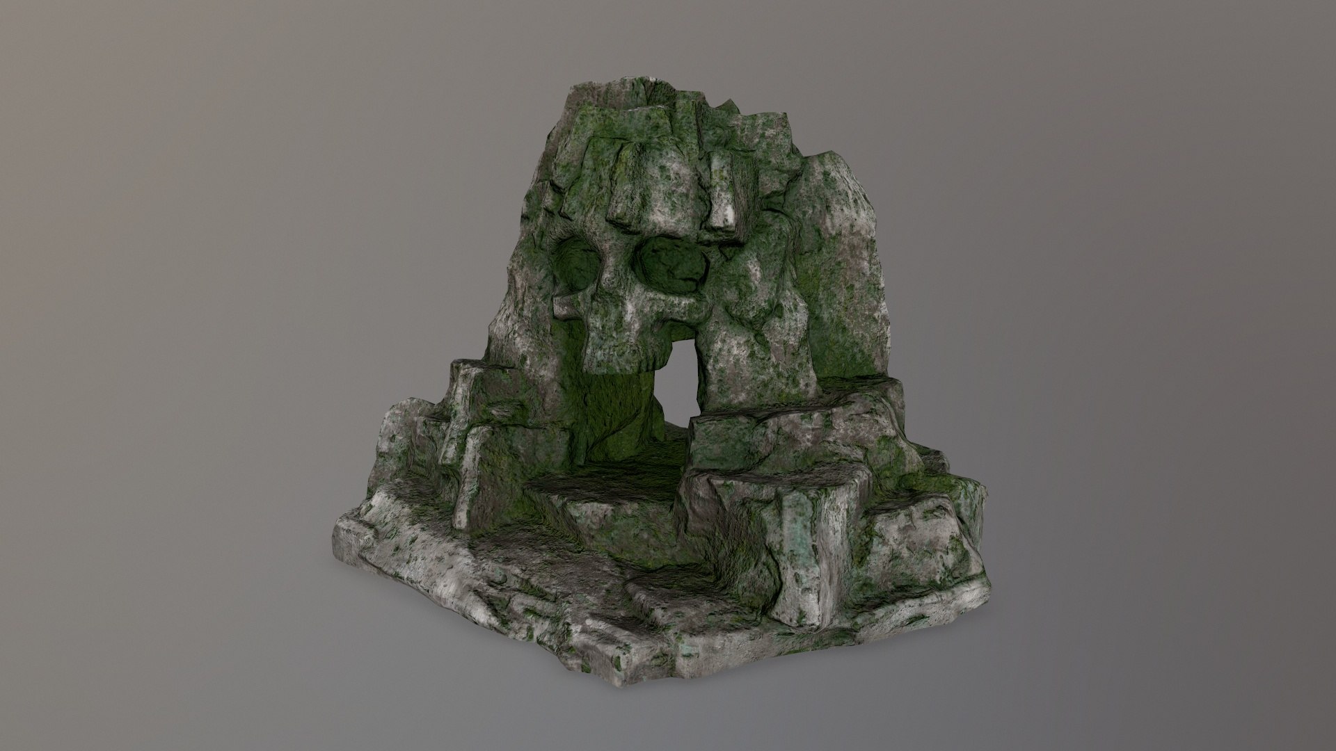 Skull Cave 3D - TurboSquid 1432075