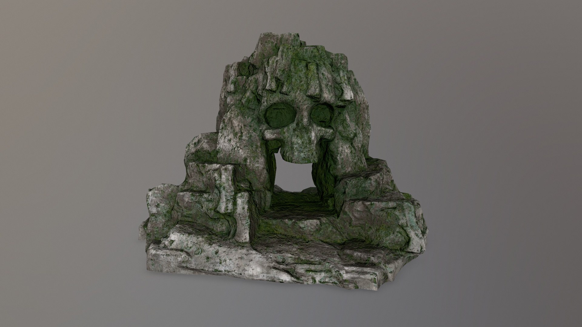 Skull Cave 3D - TurboSquid 1432075