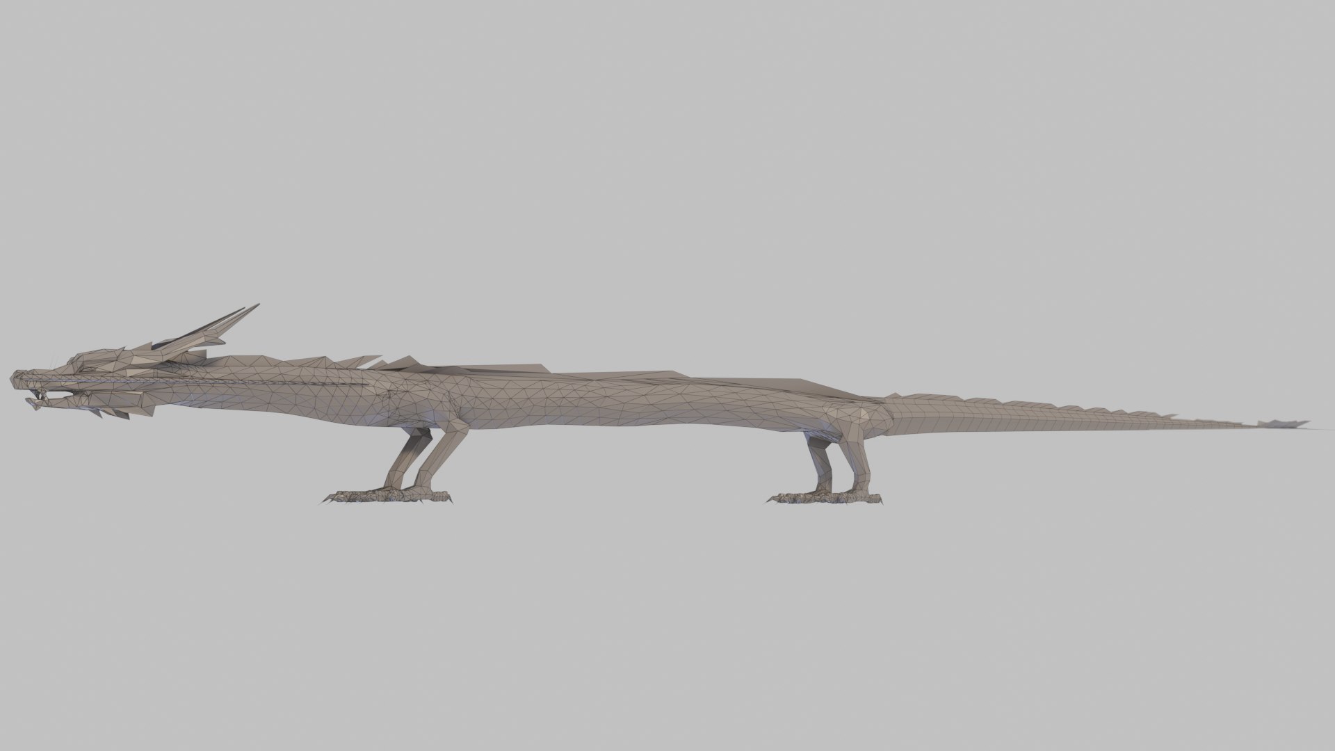 3D Low Poly Chinese Dragon Model - TurboSquid 1970174