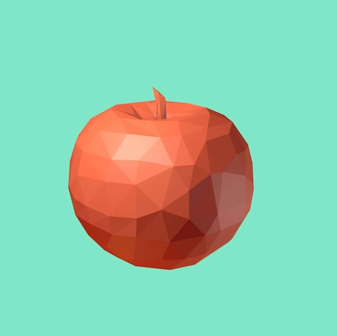 Simple apple model - TurboSquid 1427864