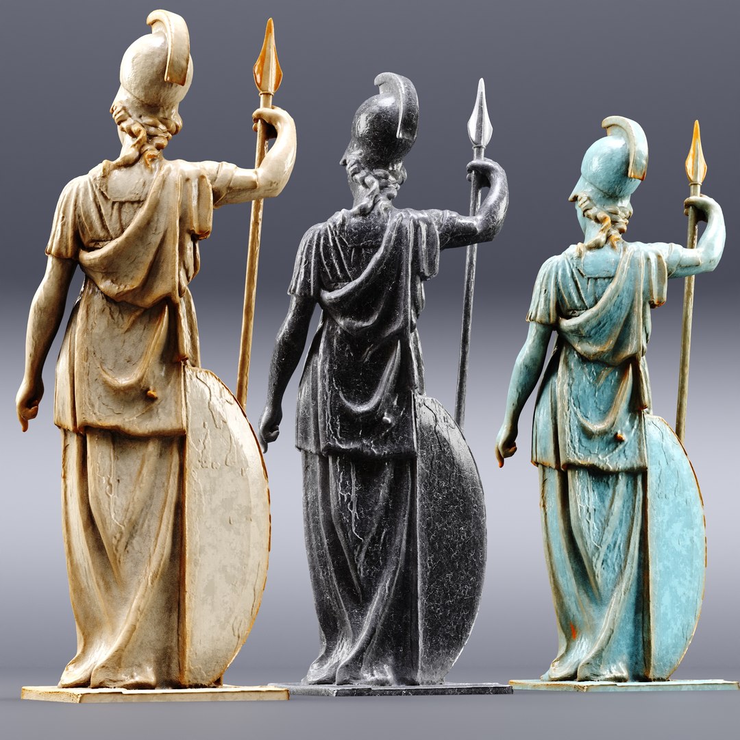 3D Minerva Sculpture Model - TurboSquid 2247053