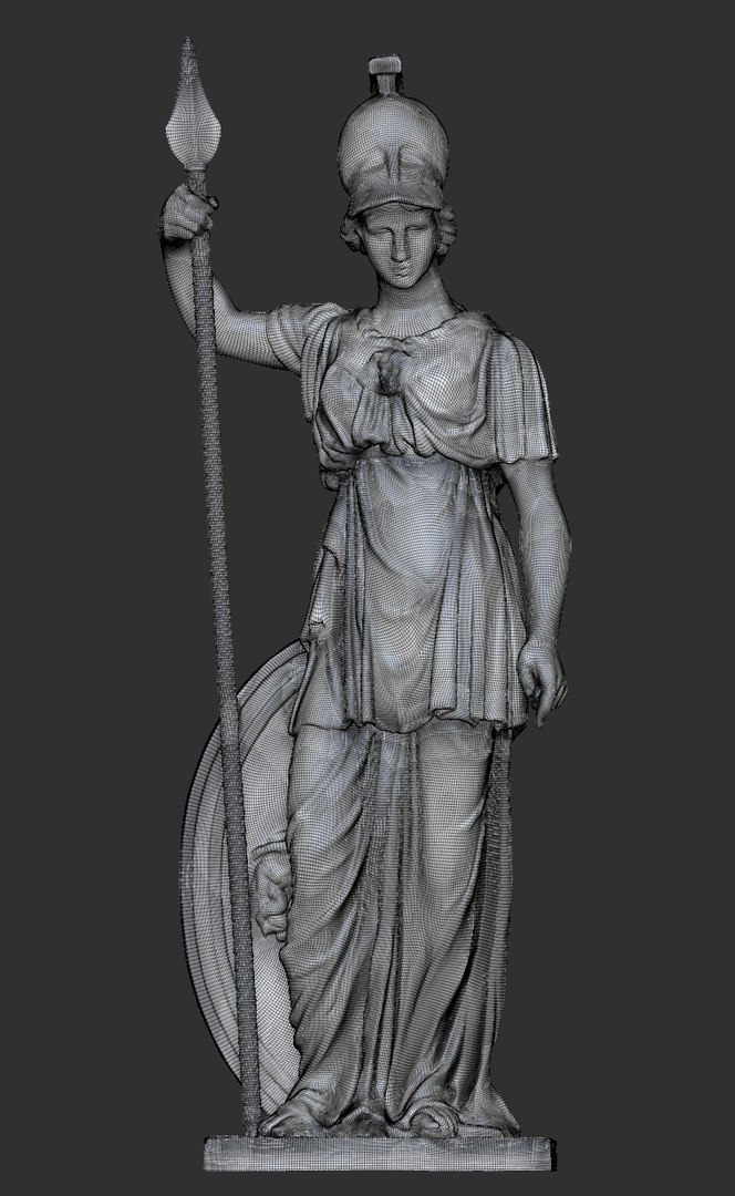 3D Minerva Sculpture Model - TurboSquid 2247053