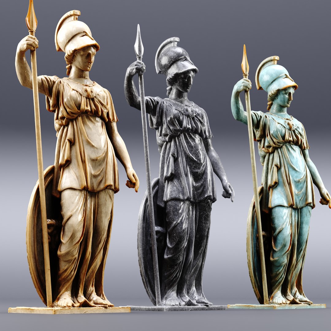 3D Minerva Sculpture Model - TurboSquid 2247053