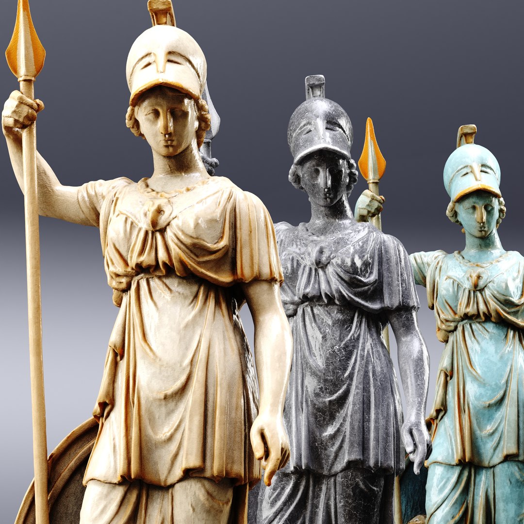 3D Minerva Sculpture Model - TurboSquid 2247053