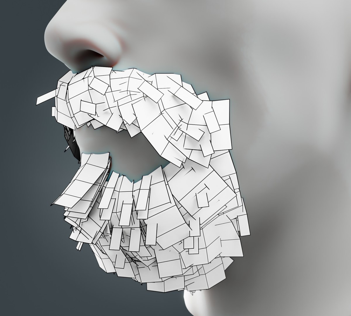 Beard RealTime 10 Version 2 3D Model - TurboSquid 1892359