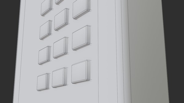 3D Electronic Door Lock - TurboSquid 1830459