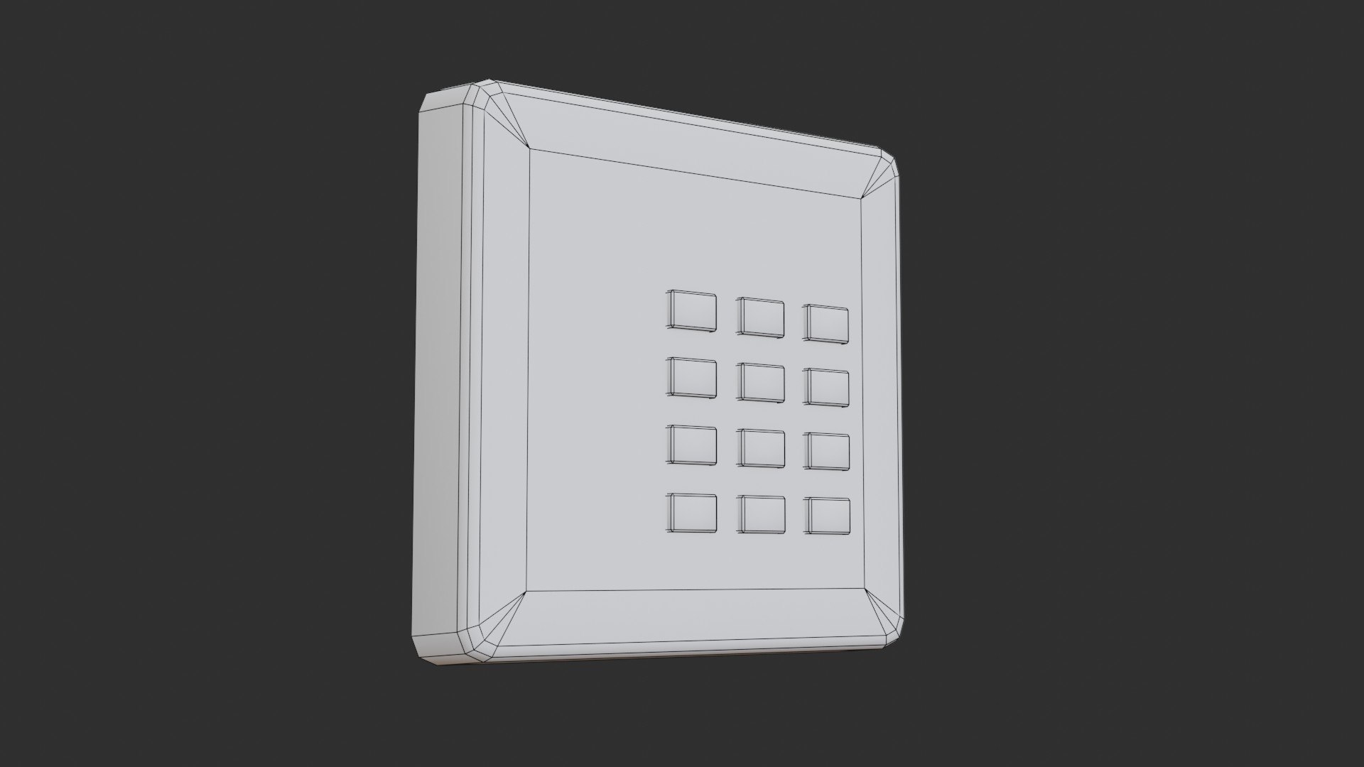 3D Electronic Door Lock - TurboSquid 1830459