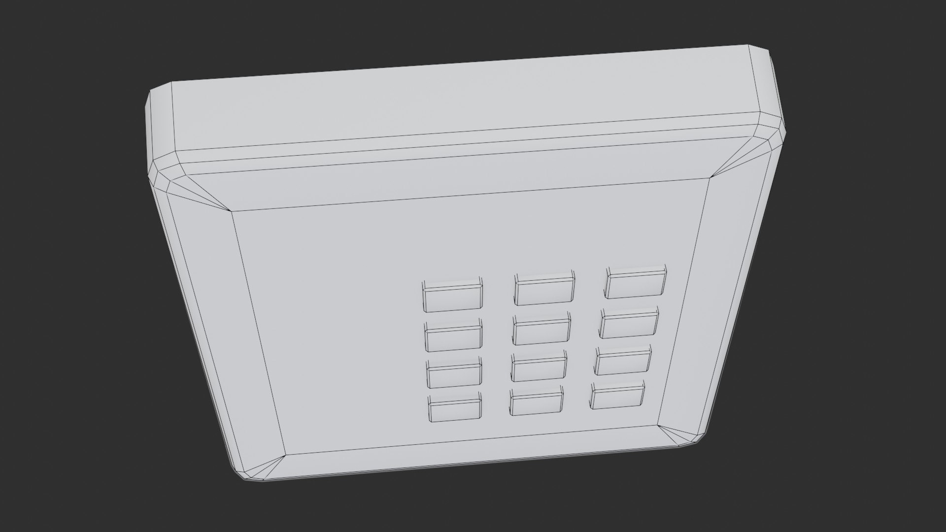 3D Electronic Door Lock - TurboSquid 1830459