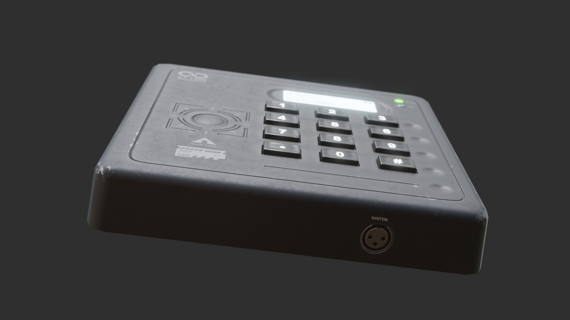 3D Electronic Door Lock - TurboSquid 1830459