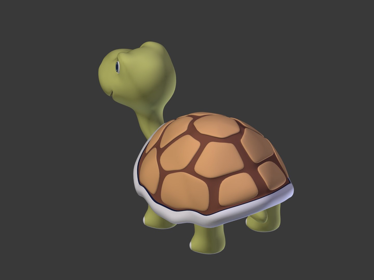 Cartoon Turtle 3D Model - TurboSquid 1960664
