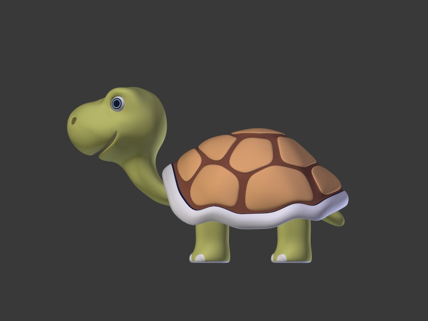 Cartoon Turtle 3D Model - TurboSquid 1960664